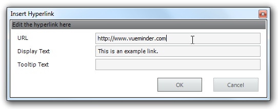 VueMinder Pro and Ultimate Help - Text Editor