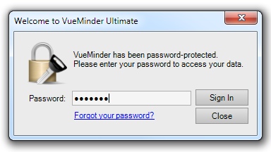 VueMinder Pro and Ultimate Help - Program Options